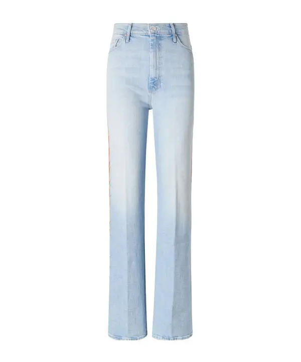 MOTHER High-waist Wide-leg Jeans