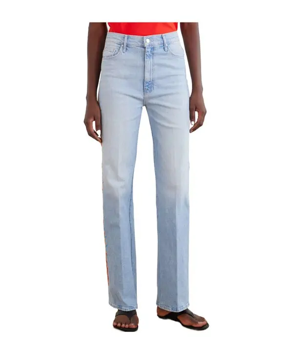 MOTHER High-waist Wide-leg Jeans