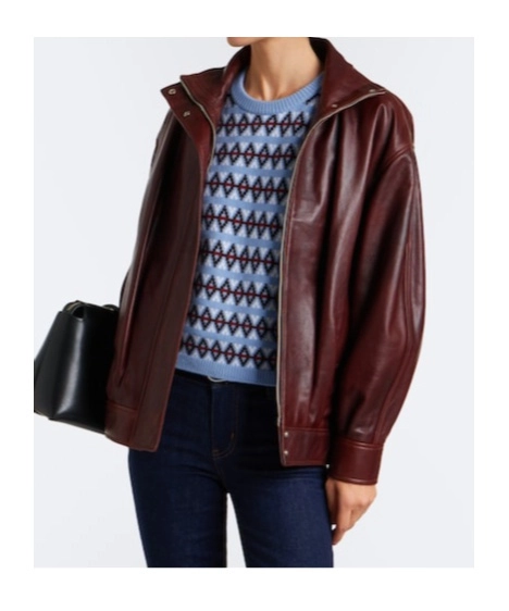 FRAME Jacquard Wool-cashmere Sweater