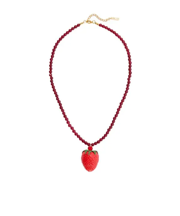 JENNIFER BEHR Beaded Necklace - Red