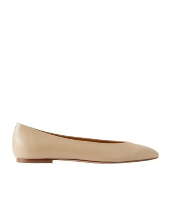 AeydĒ Minimalist Leather Shoes - Nude