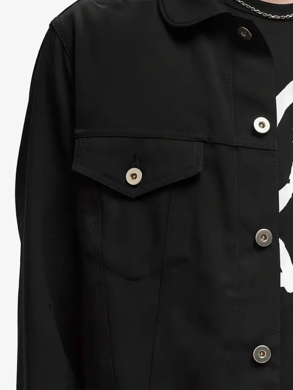 Comme Des Garçons Button-fastening Collared Jacket