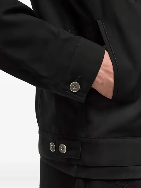 Comme Des Garçons Button-fastening Collared Jacket