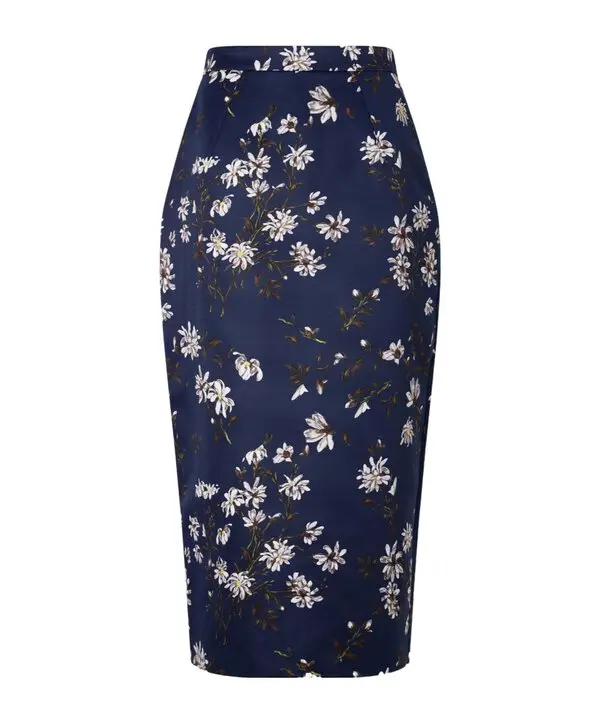 EMILIA WICKSTEAD Highwaisted Midi Dress