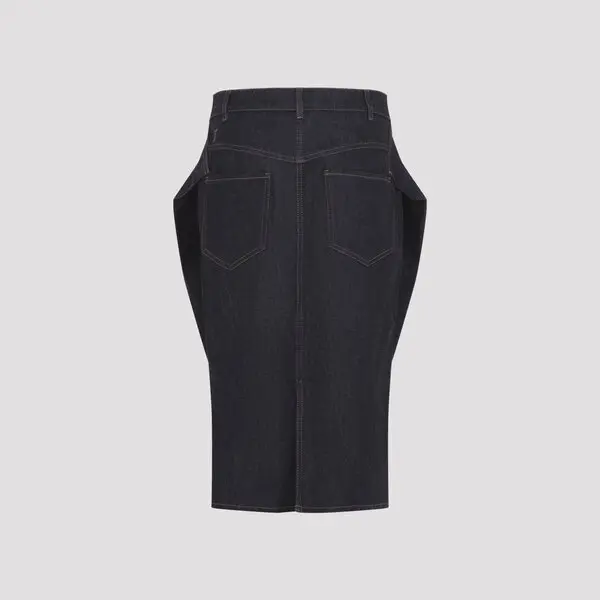 Jacquemus Denim Skirt - Deep Navy Blue