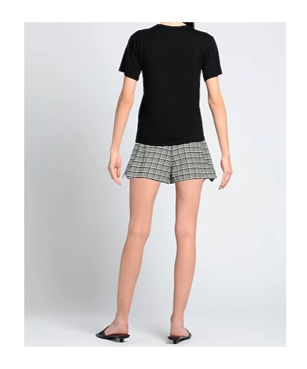 GANNI Plaid Shorts