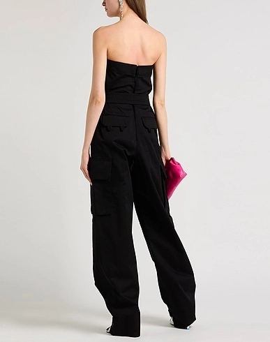 Saint Laurent Denim Sleeveless Jumpsuit