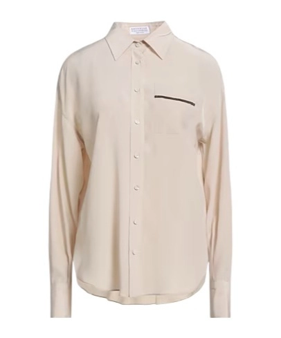 Brunello Cucinelli Silk Satin Shirt