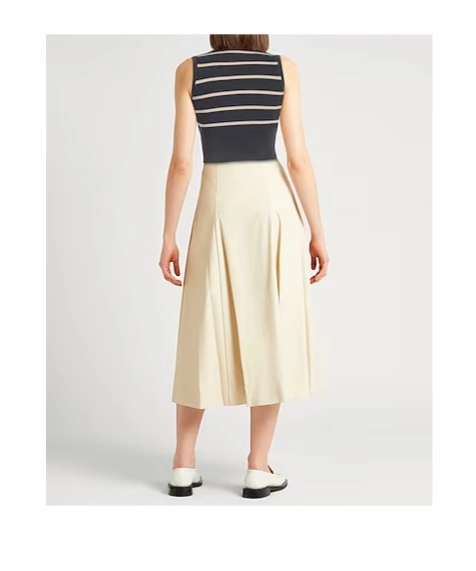 Brunello Cucinelli Striped Knit Crop Top