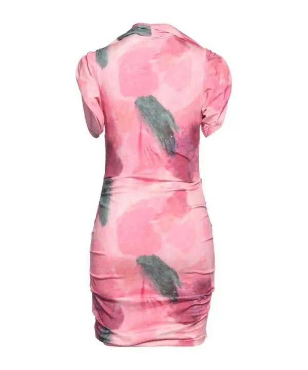 Isabel Marant Étoile Floral Short Sleeve Dress - Pink