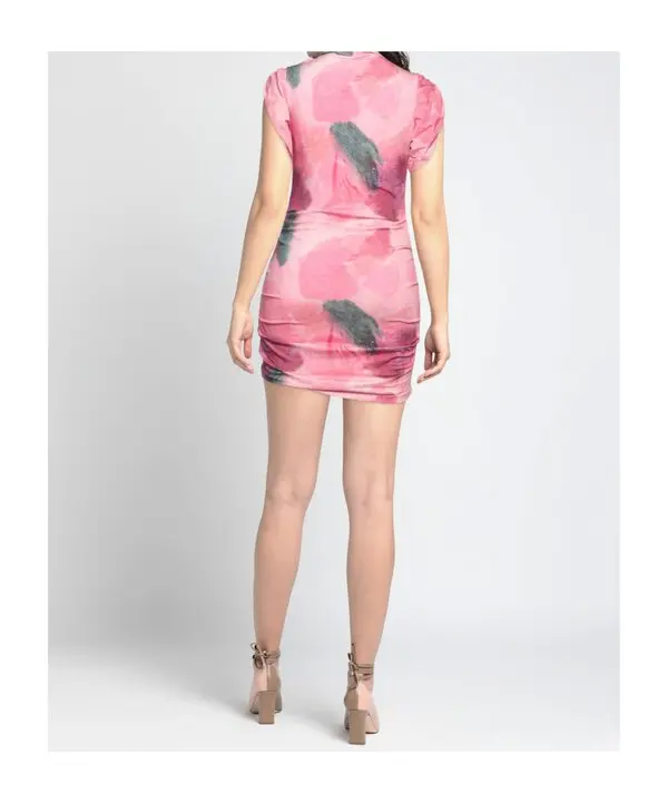 Isabel Marant Étoile Floral Short Sleeve Dress - Pink