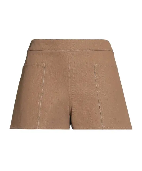 Max Mara High Waist Shorts - Brown