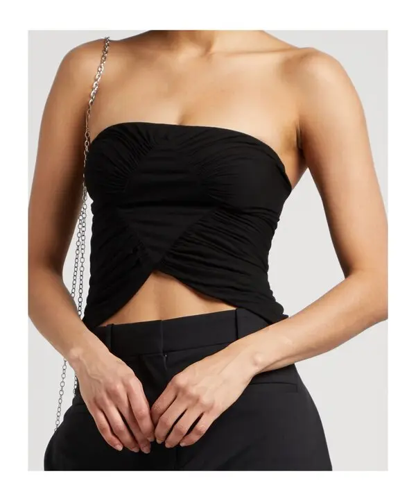 Saint Laurent Pleated Design Vest