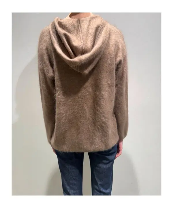 Max Mara Long-sleeved Hooded Knitwear