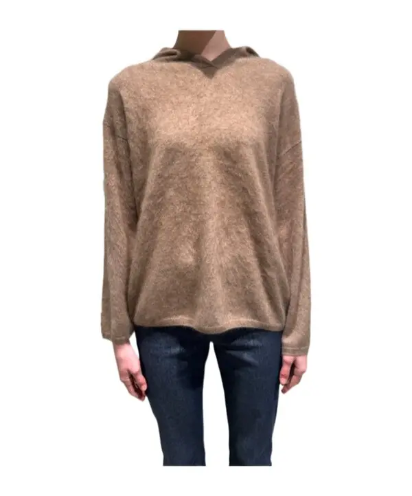 Max Mara Long-sleeved Hooded Knitwear - No
