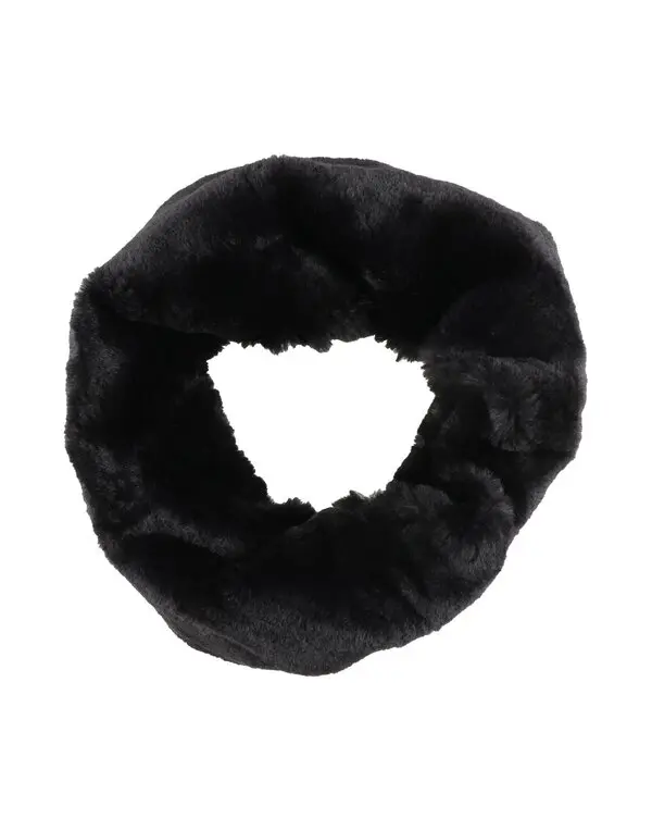 Saint Laurent Solid Color Warm Neck Warmer - Black
