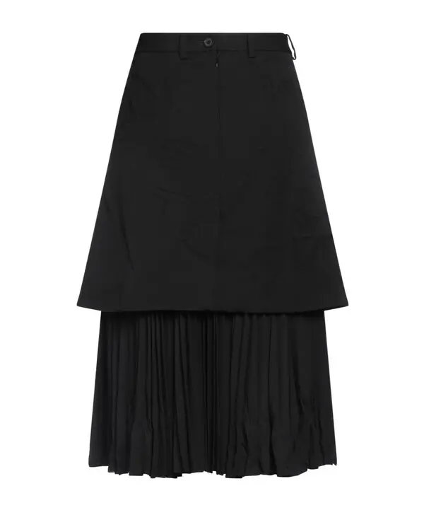 Balenciaga Simple Pleated Skirt