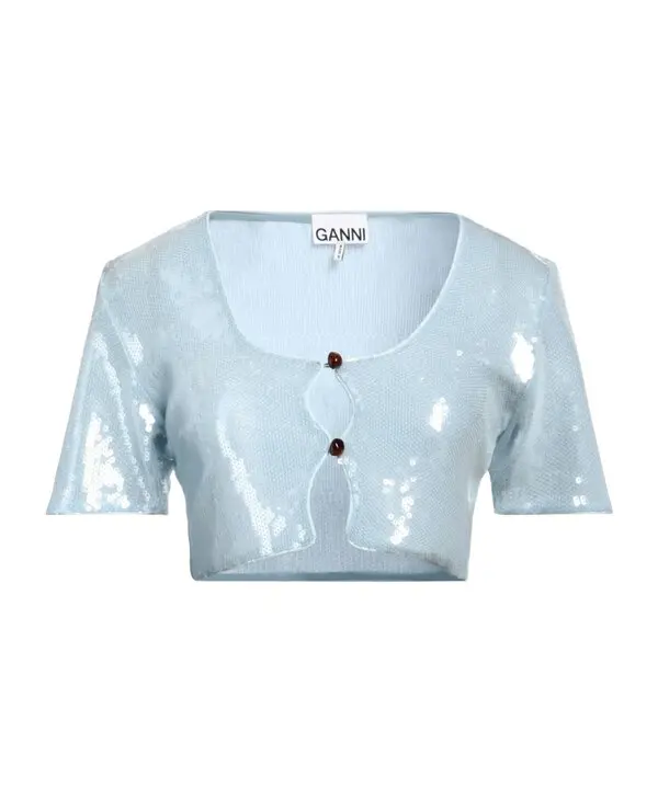 GANNI Sequined Crop Top