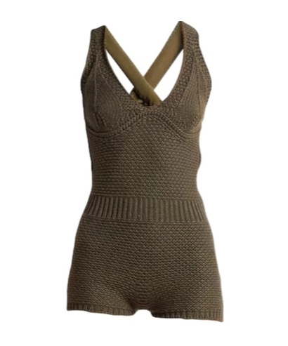 Max Mara Knitted Heavy-weight Playsuit