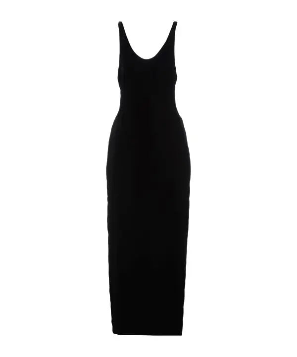 Saint Laurent Strappy Velvet Dress
