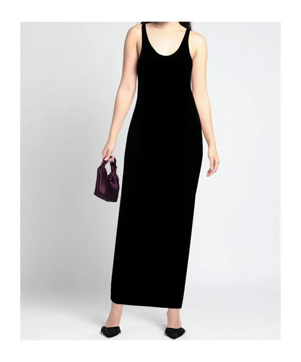 Saint Laurent Strappy Velvet Dress