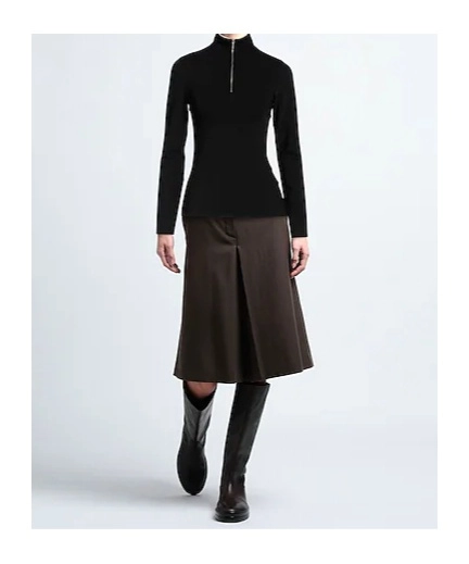 Tory Burch Quarter Zip Long Sleeve T-shirt