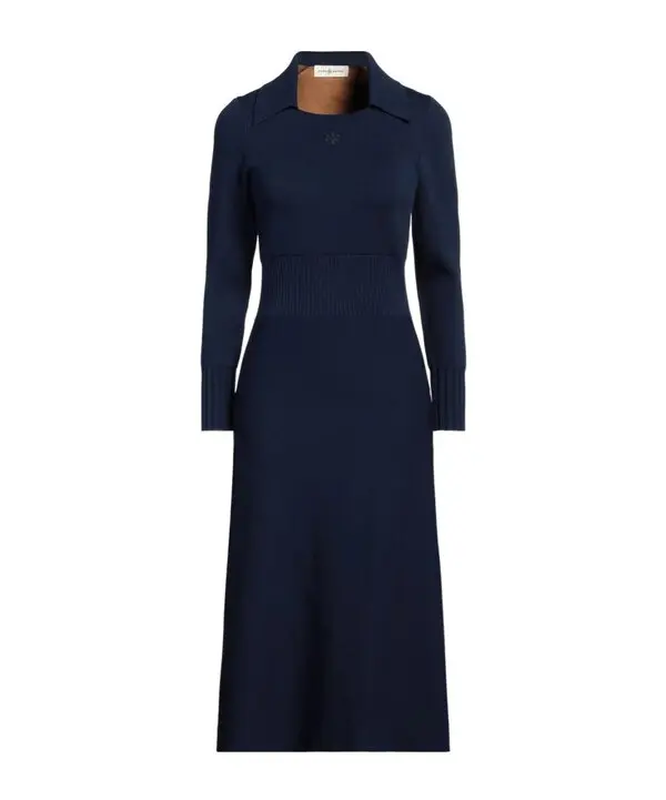Tory Burch Knitted Long Sleeve Dress