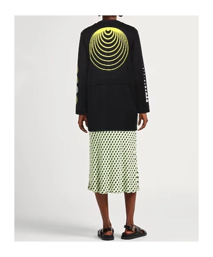 GANNI Printed Long-sleeve T-shirt