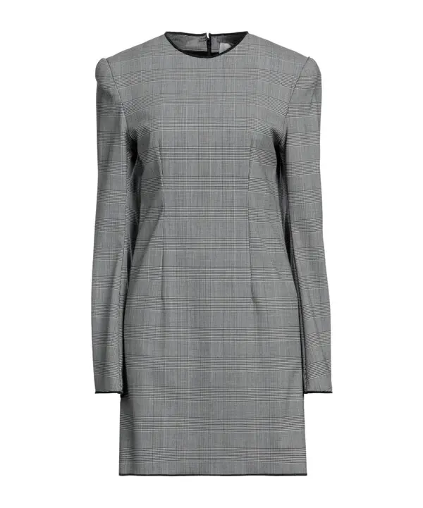 Sportmax Checked Flannel Dress - Gray