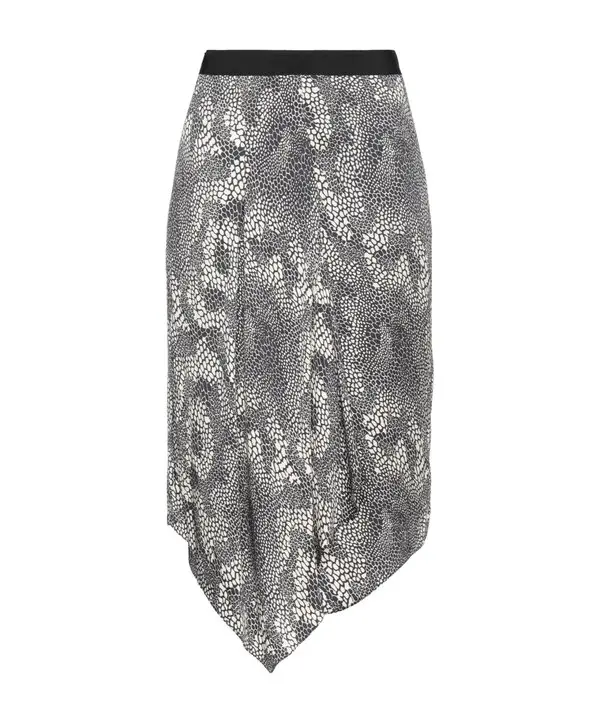 Isabel Marant Étoile Grosgrain Satin Midi Skirt