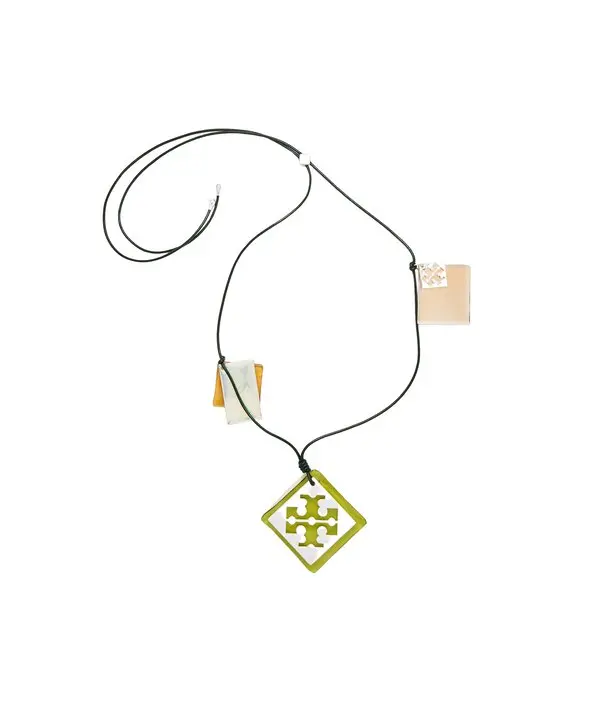 Tory Burch Logo Decorative Necklace - Multicolor