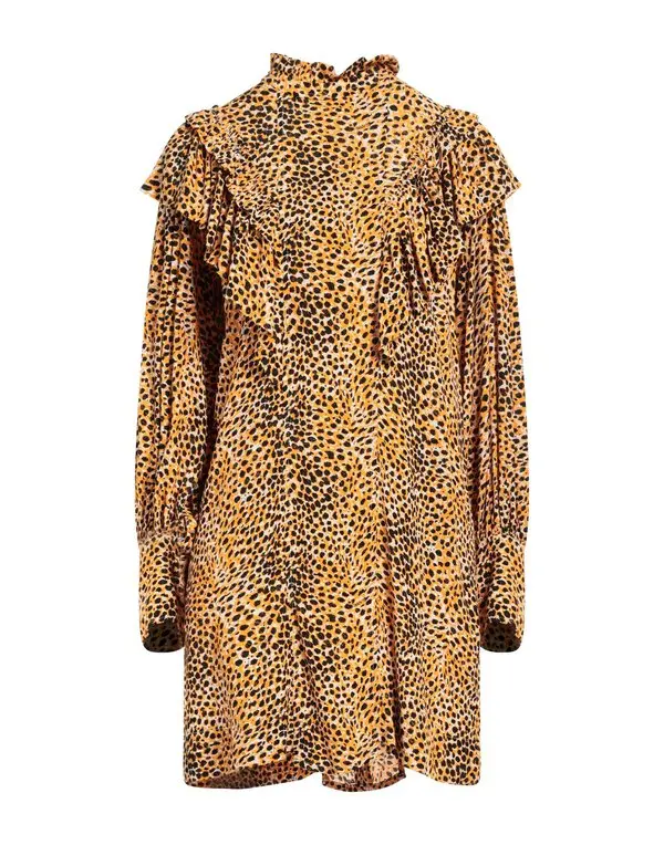 GANNI Leopard Print Dress