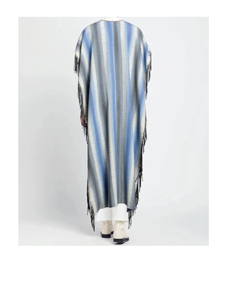Chloé Striped Shawl Coat
