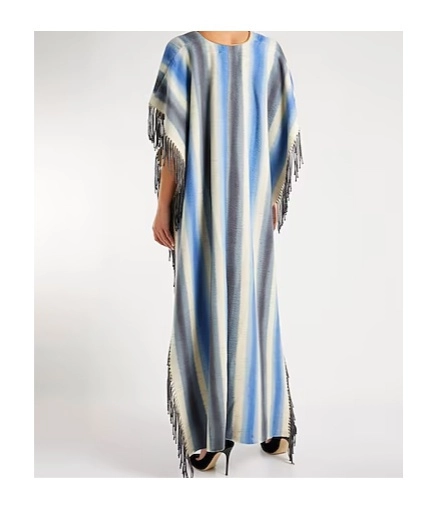 Chloé Striped Shawl Coat