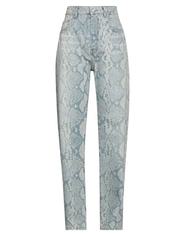 Sportmax Snakeskin-pattern Jeans