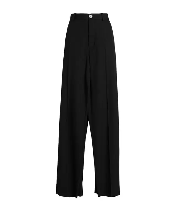 Balenciaga Wide-leg Trousers - Black