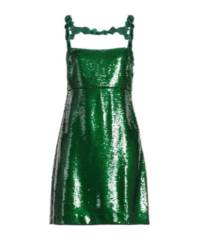 GANNI Short Dresses - Green