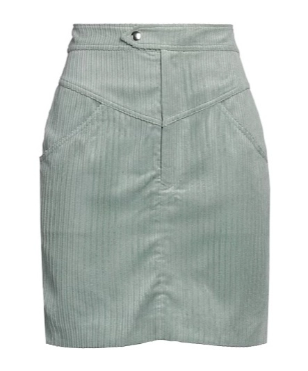Isabel Marant Étoile Logo Mini Skirt - Gray