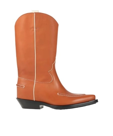 Chloé Ankle Boots - Orange