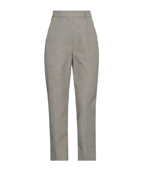 Sportmax Plaid Casual Pants - Gray