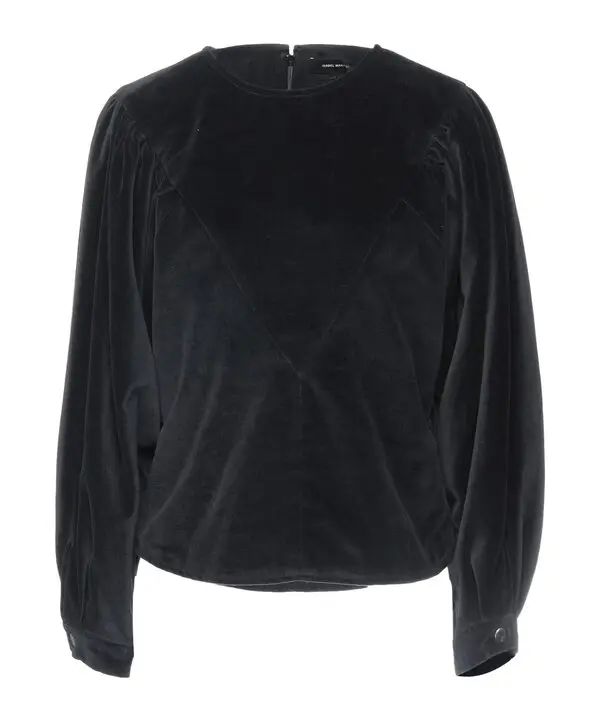 Isabel Marant Étoile Velvet Long-sleeved Top