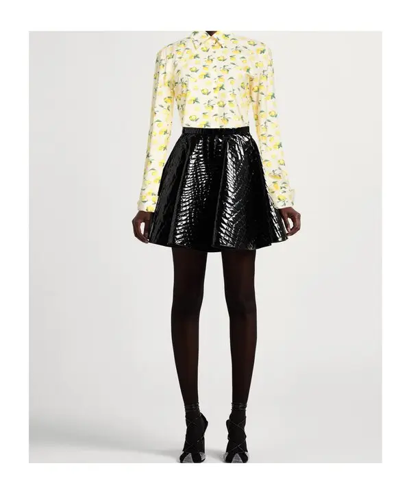 Sportmax Printed Long-sleeved Shirt