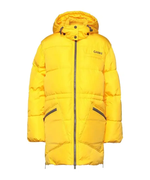 GANNI Plain Colour Shell Jacket