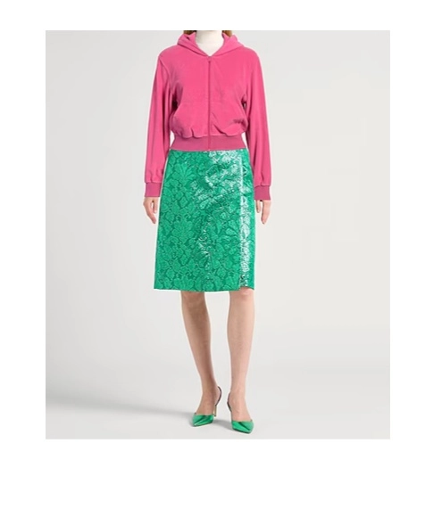 Balenciaga Cropped Hooded Sweatshirt - Pink