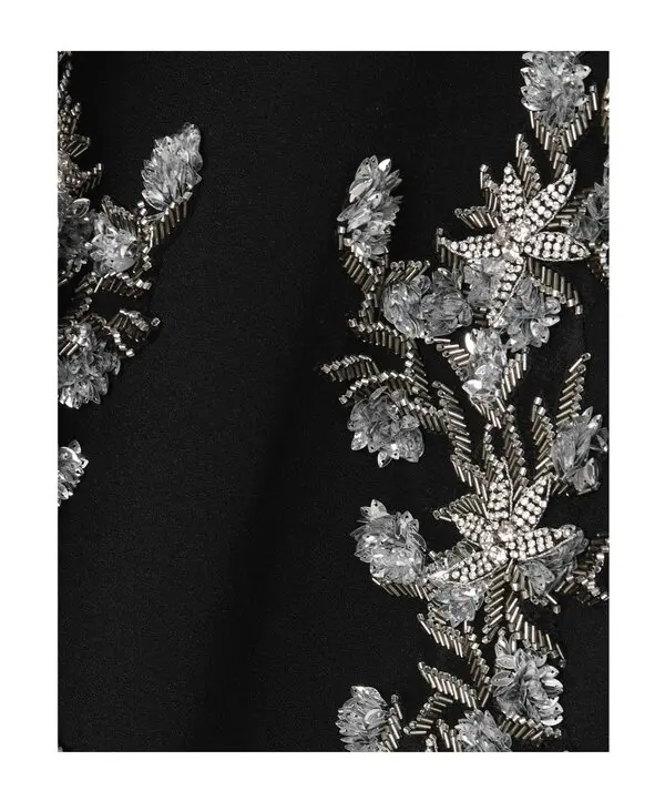 Rebecca Vallance Zephyr Embellished Crepe Gown