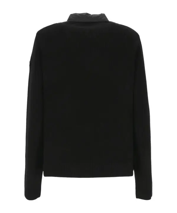 Moncler Zip-up Knit Padded Cardigan