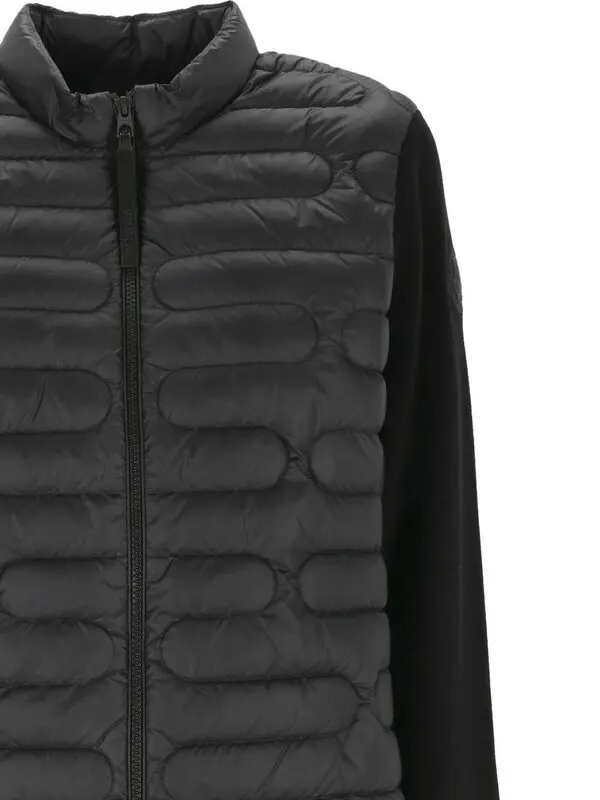 Moncler Zip-up Knit Padded Cardigan