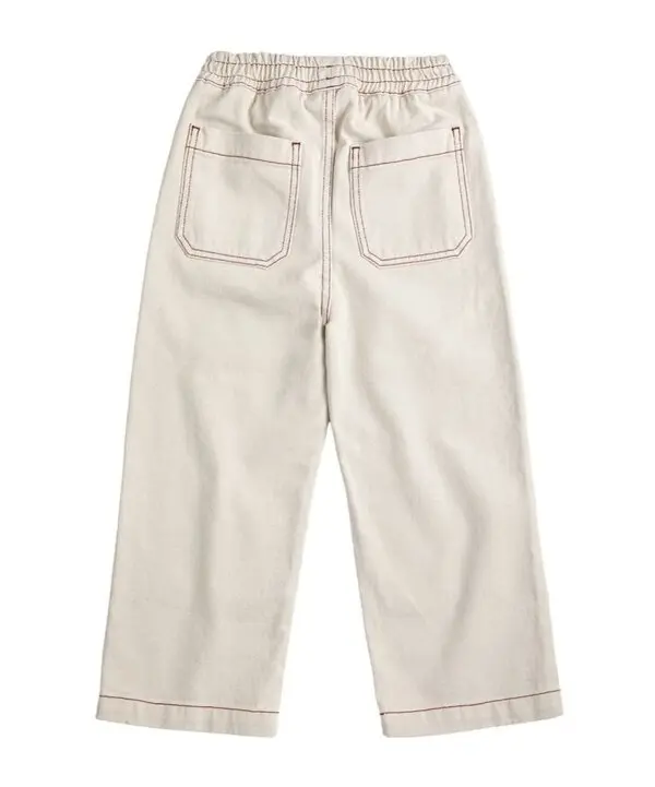 BOBO CHOSES Contrast Stitch Twill Pants