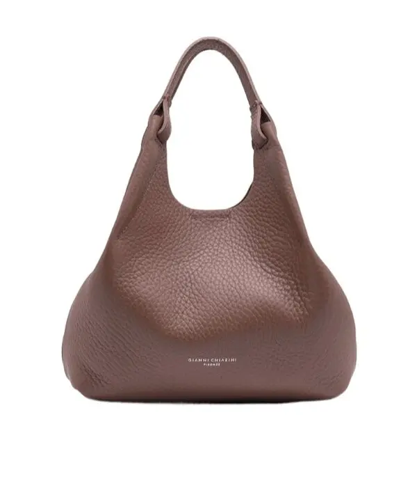 GIANNI CHIARINI Due Logo Stamp Tote Bag - Pink