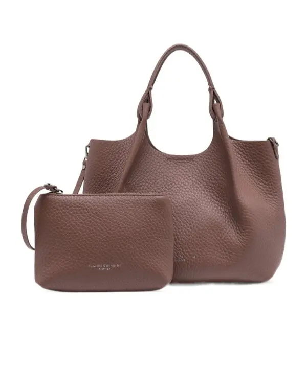 GIANNI CHIARINI Due Logo Stamp Tote Bag